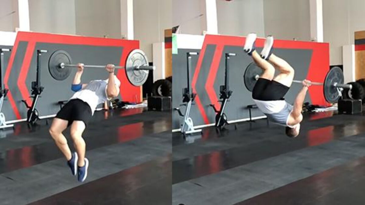 Insolite : un athlète russe exécute un salto parfait avec une barre de ...