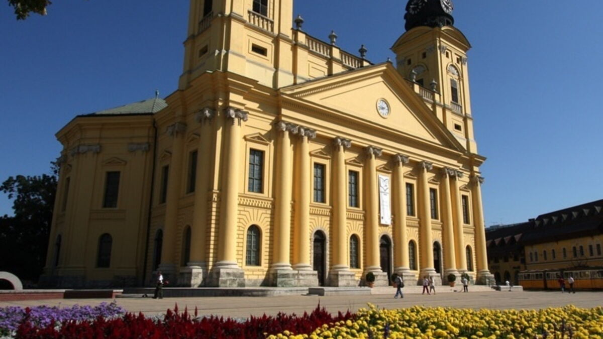 Debrecen : la Grande Eglise Réformée, symbole de la ville
