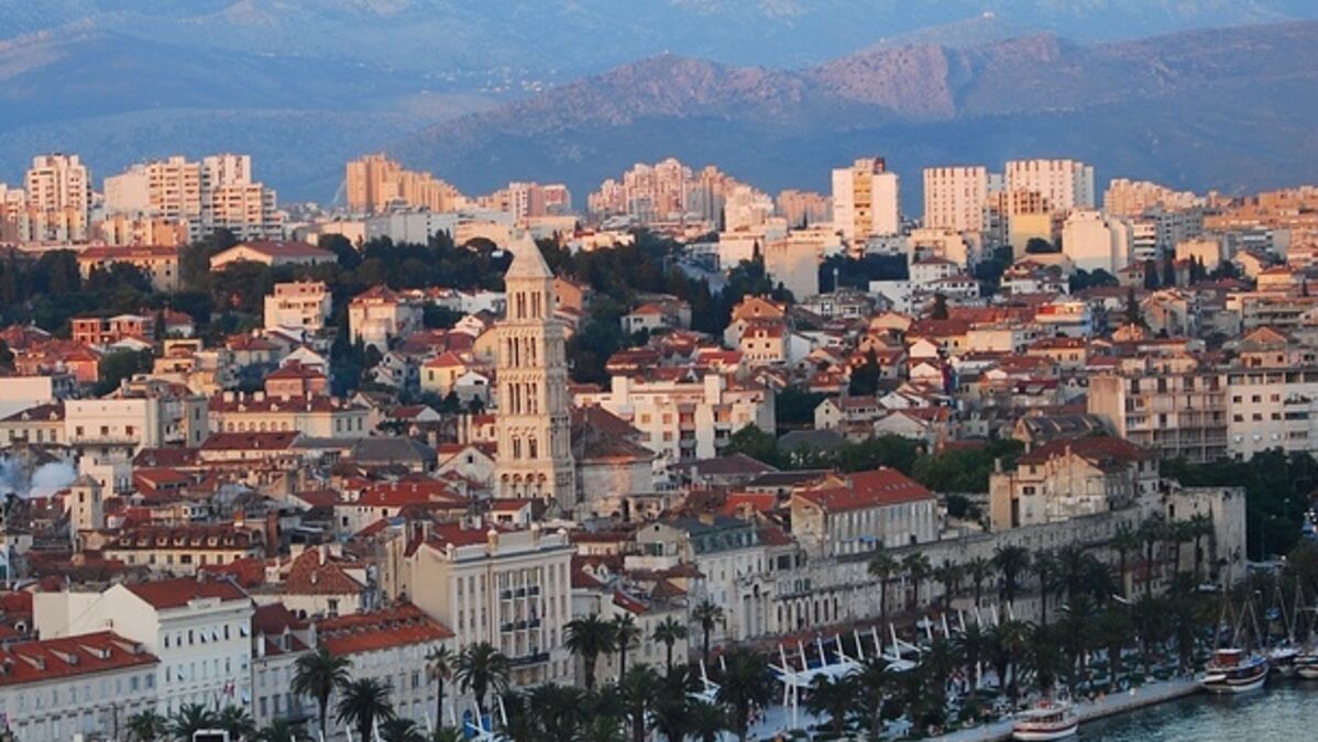 Split : Le parc Marjan et ses environs Split : Le parc Marjan et ses environs