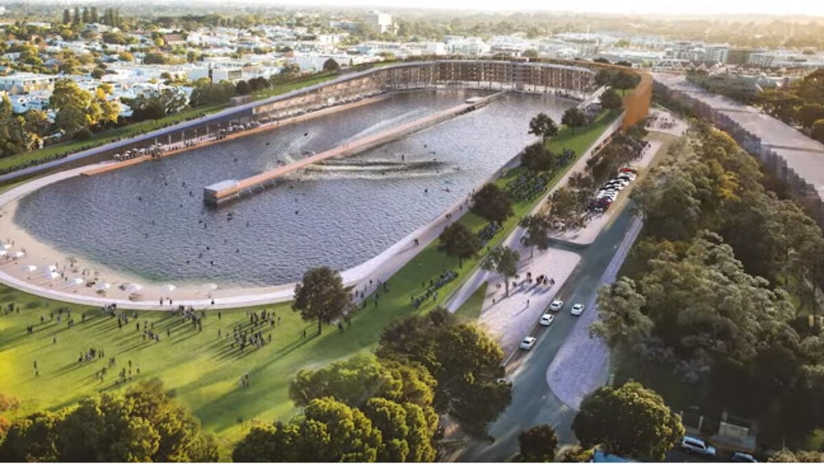 Subi Surf Park: Un stade de football transformé en piscine à vagues