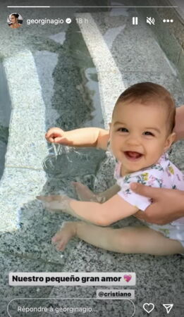 Georgina Rodriguez dévoile le visage de sa fille quelques mois après le ...