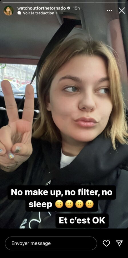 "No make up, no filter" : Louane critiquée sur son physique, elle ...