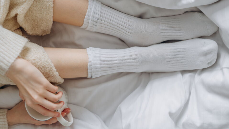 This is why you should wear only clean socks to bed