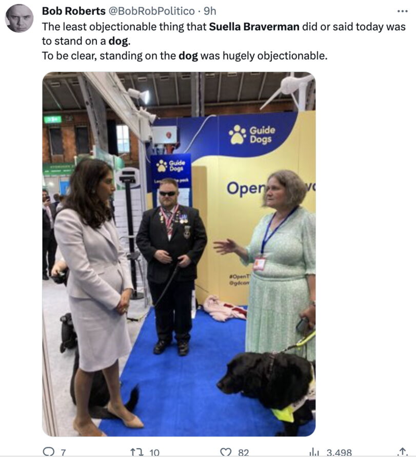 Suella Braverman's unforgettable appearance at the Tory conference as ...