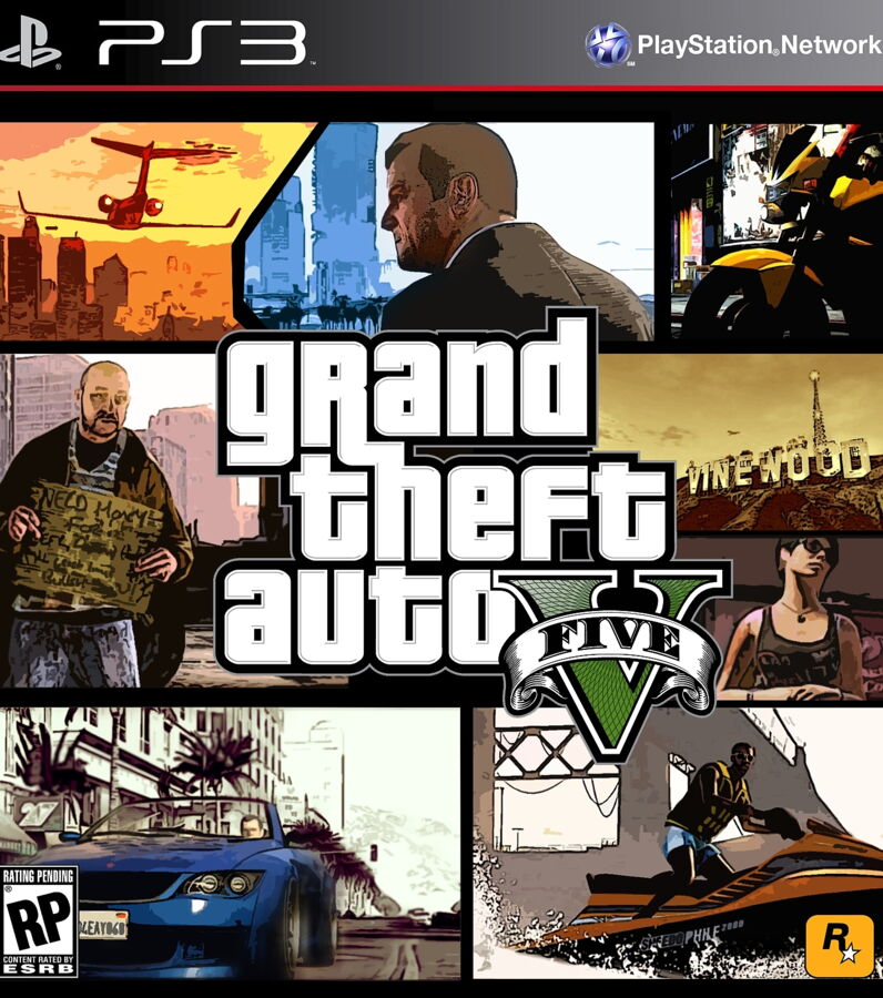 Photos : GTA 5 : Découvrez ces superbes jaquettes du jeu vidéo de ...