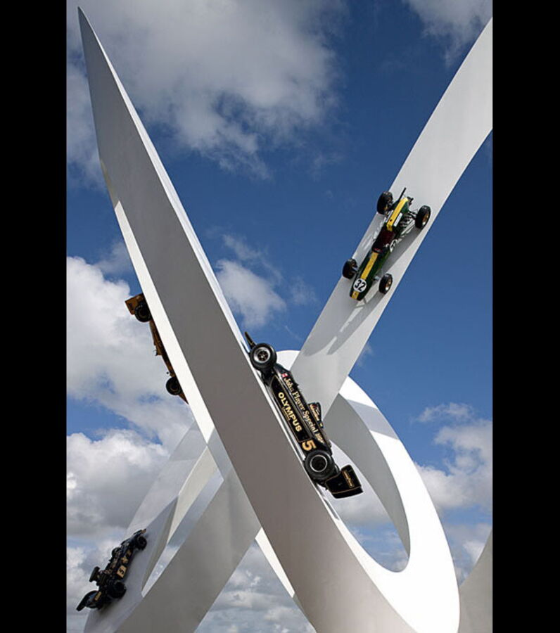 Photos : Cette sculpture rend hommage à la Formule 1