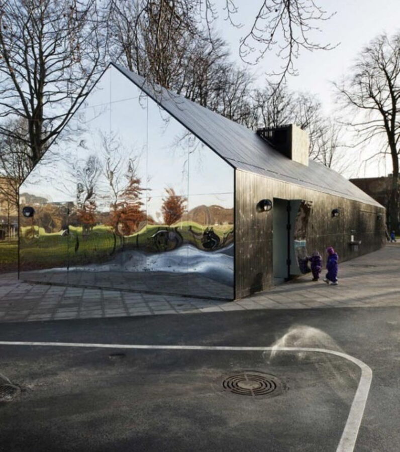 Photos : Découvrez la maison-miroir!