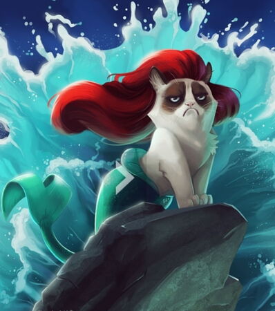 Photos : Grumpy Cat en photos dans les dessins animés Walt Disney