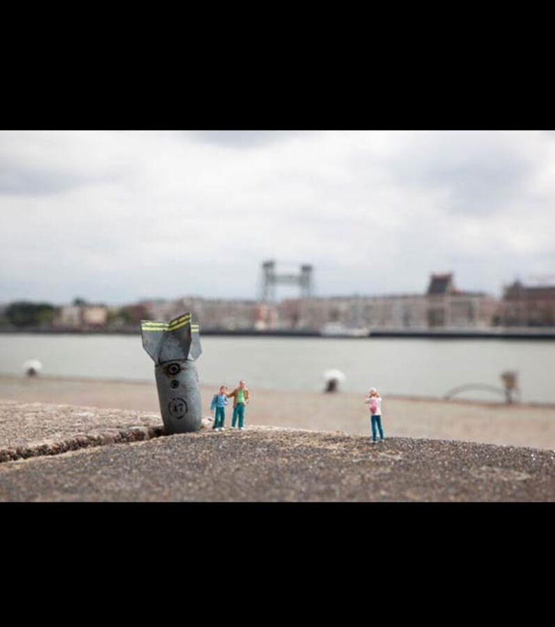 Photos : Découvrez le street art miniature de Slinkachu en images