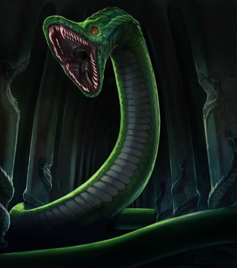 Découvrez le Basilic, un légendaire et monstrueux serpent