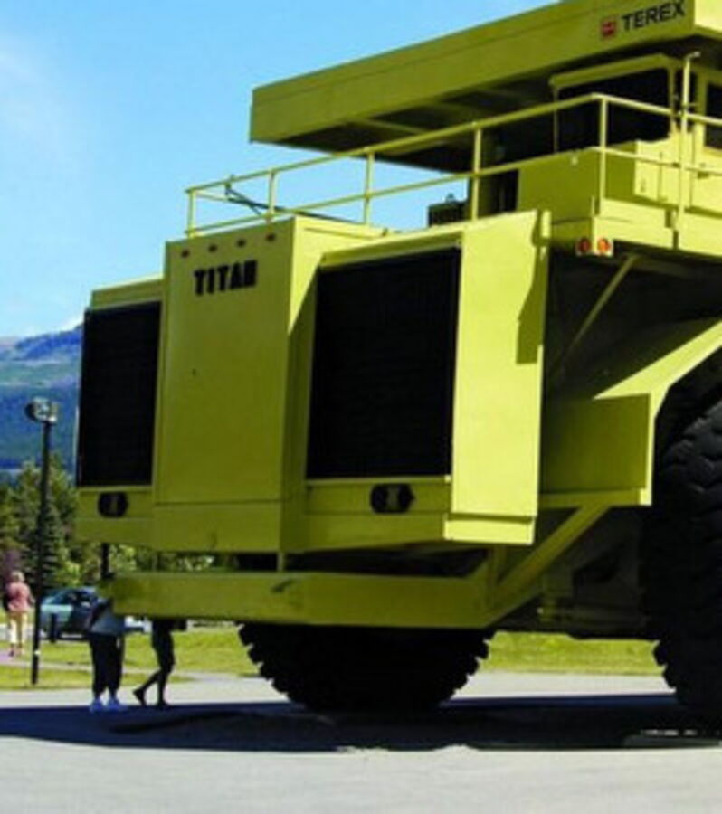 Photos : Le plus gros camion du monde : le Terex Titan est ...