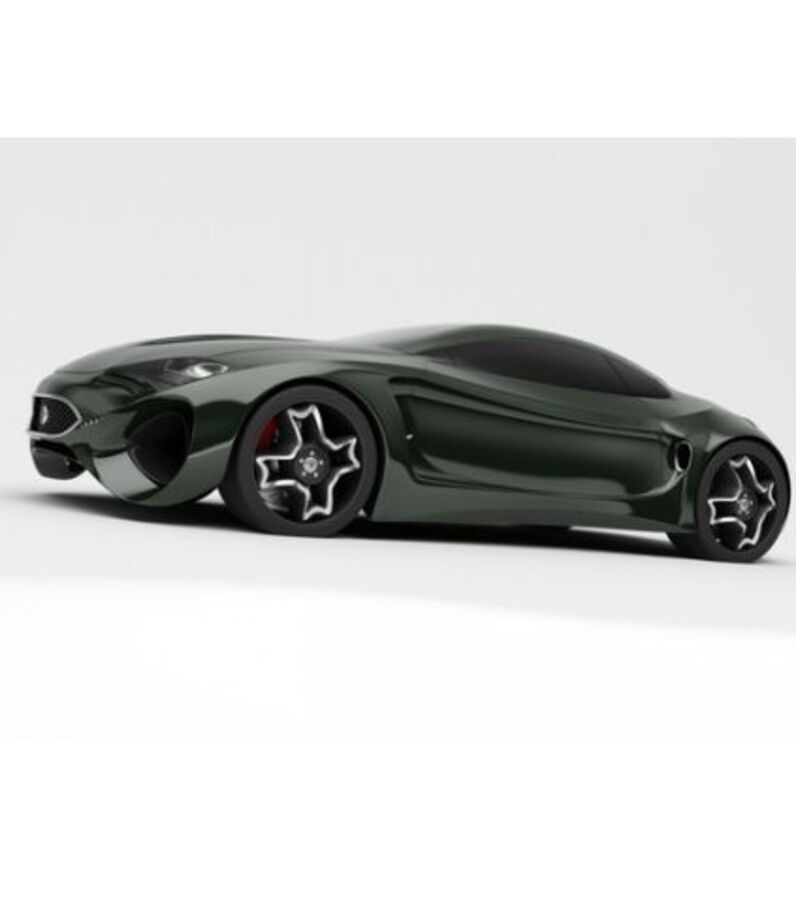 Photos : Le Jaguar XKX Concept électrique dévoile ses courbes