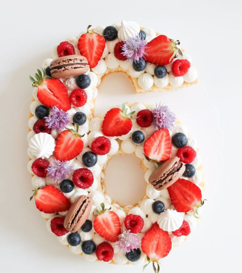 Photos : La folie des number cakes