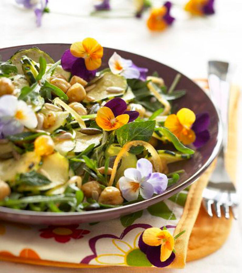 Des idées de recettes avec des fleurs comestibles
