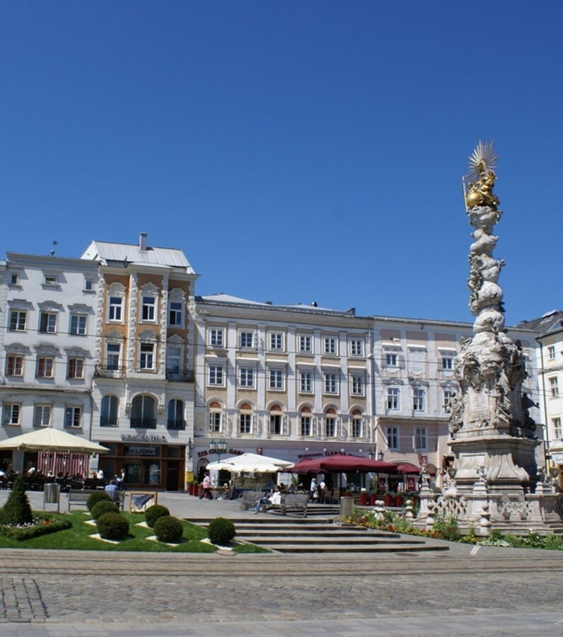 Linz : la place principale, une des plus grandes d’Europe